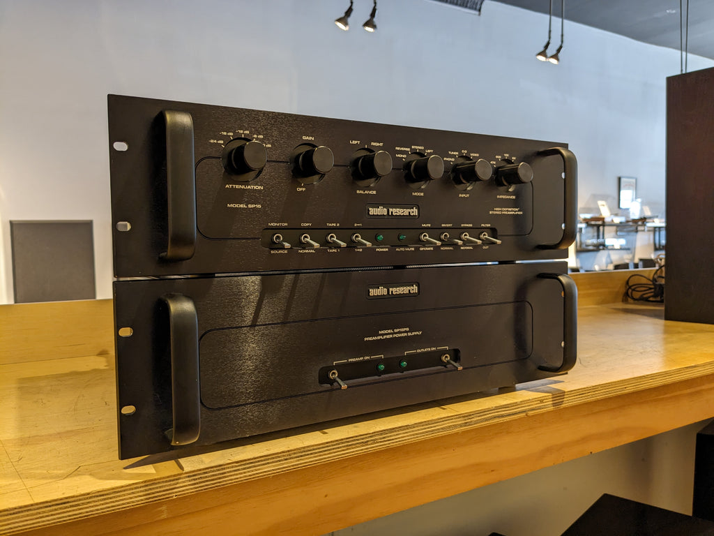 Audio Research SP15 Hybrid Stereo Preamplifier w/ External SP15S Power ...