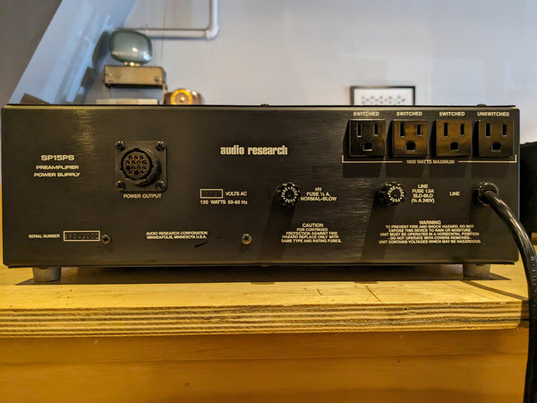 Audio Research SP15 Hybrid Stereo Preamplifier w/ External SP15S Power ...